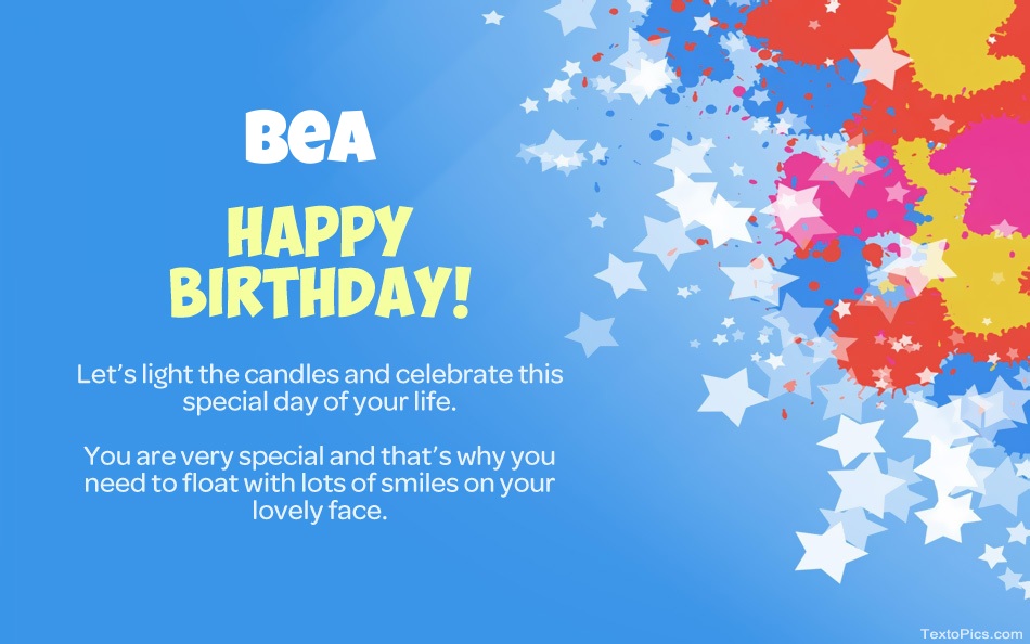 Happy Birthday Bea Pictures Congratulations