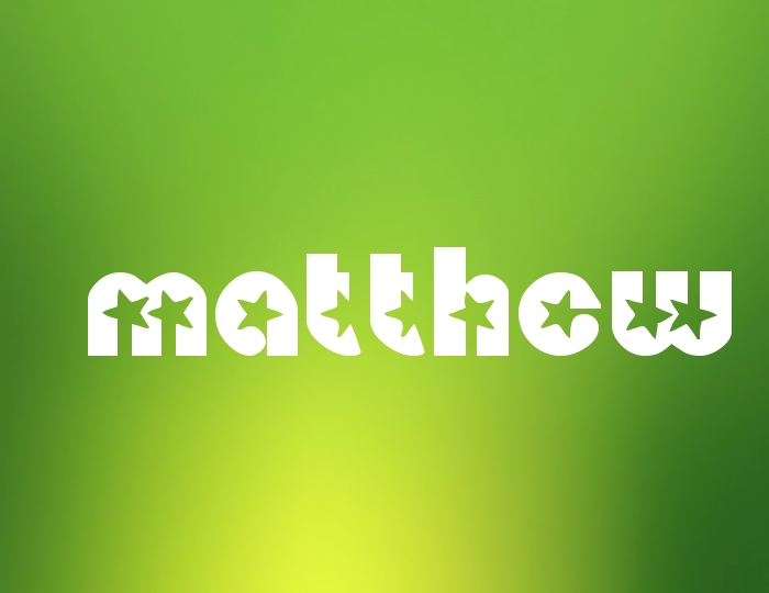 Pictures with name Matthew.