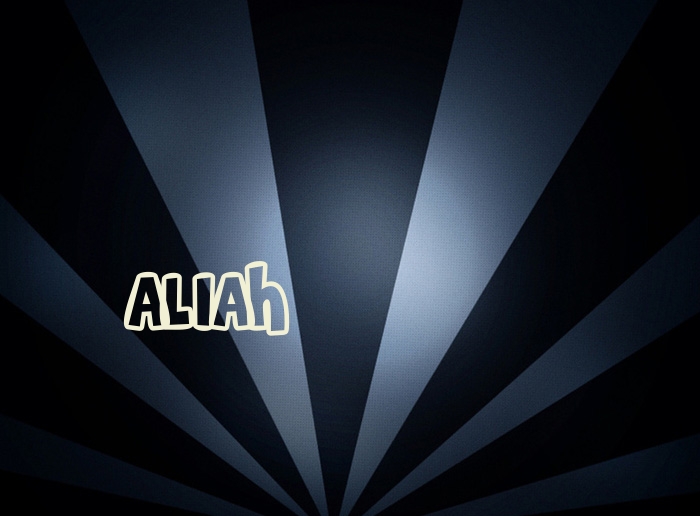 Pictures with name Aliah.