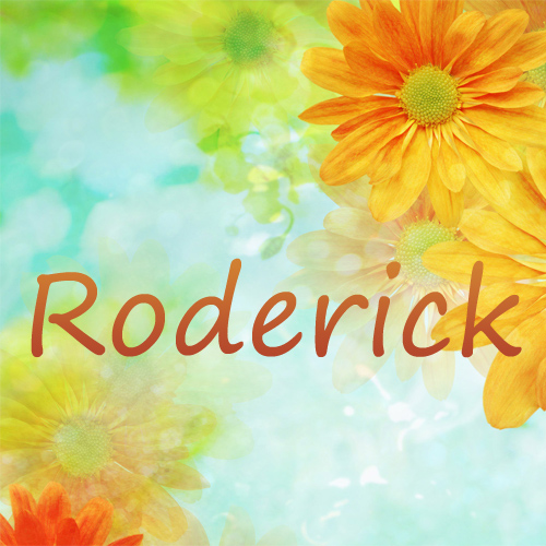 Pictures with name Roderick.